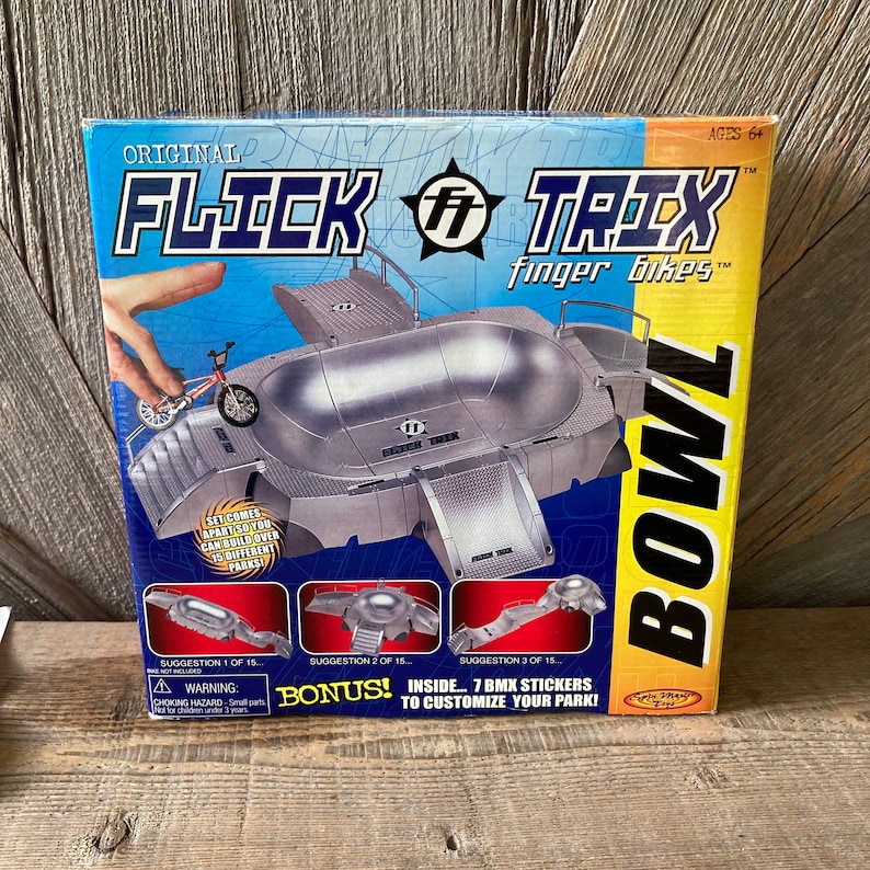 Flick Trix Extreme Pro Bowl Park From Spin Master Toys 2000 - Etsy
