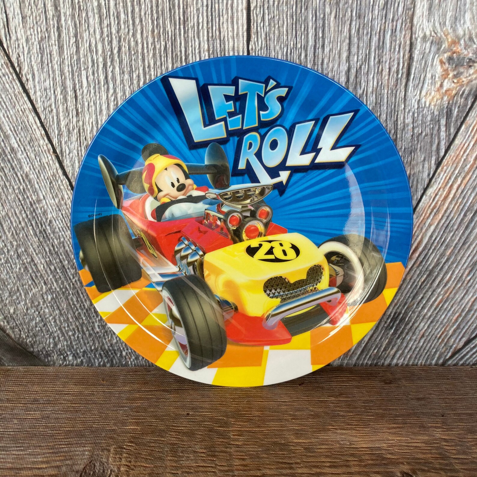 Vintage Mickey Mouse Plate vintage Disney Melmac Plastic - Etsy