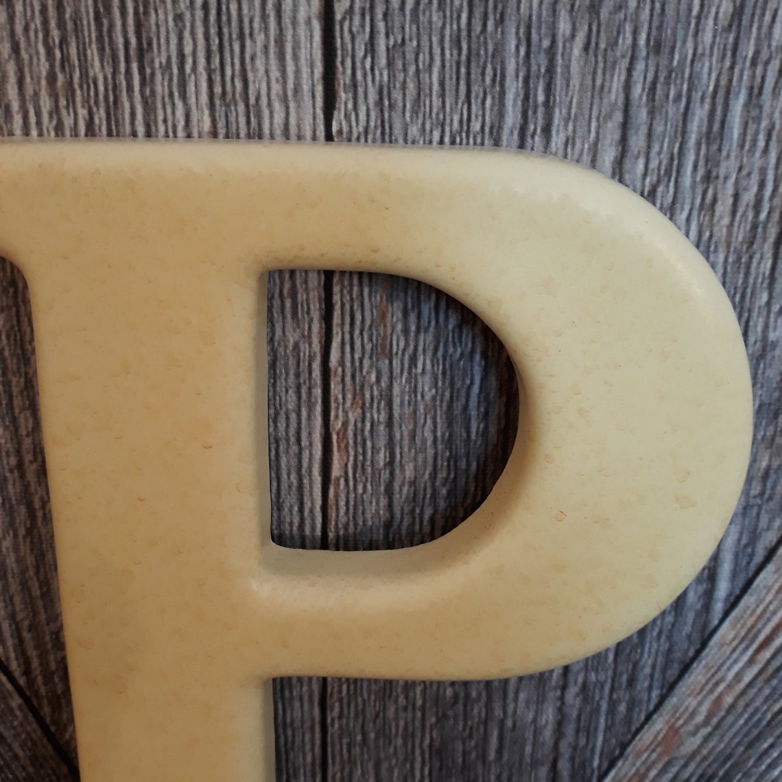 Vintage Letter P Old Sign off White Large 8 Inch Plastic - Etsy