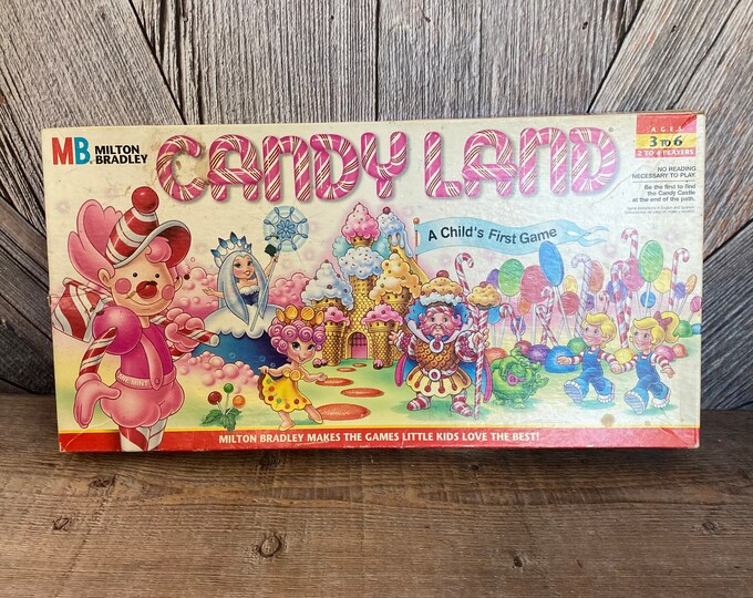 Vintage Candy Land Game Board Game Milton Bradley Baby Kid Best Friends ...