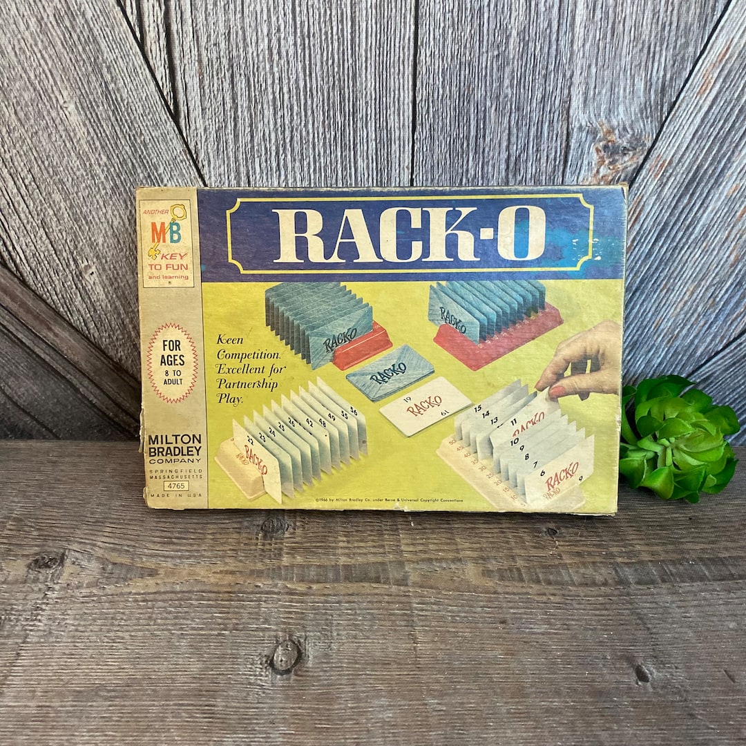 Vintage RACK-O Game Board Game Parker Brothers RACKO Best Friends Gift ...