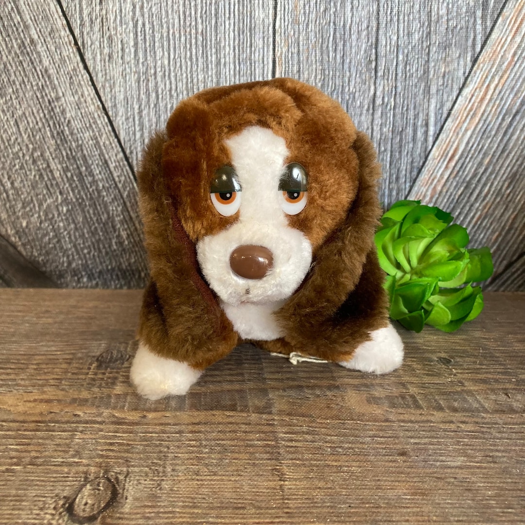 Vintage Baxter Dog Buss Berrie Plush 1990s Hound Dog 5 Inch ORIGINAL 90 ...