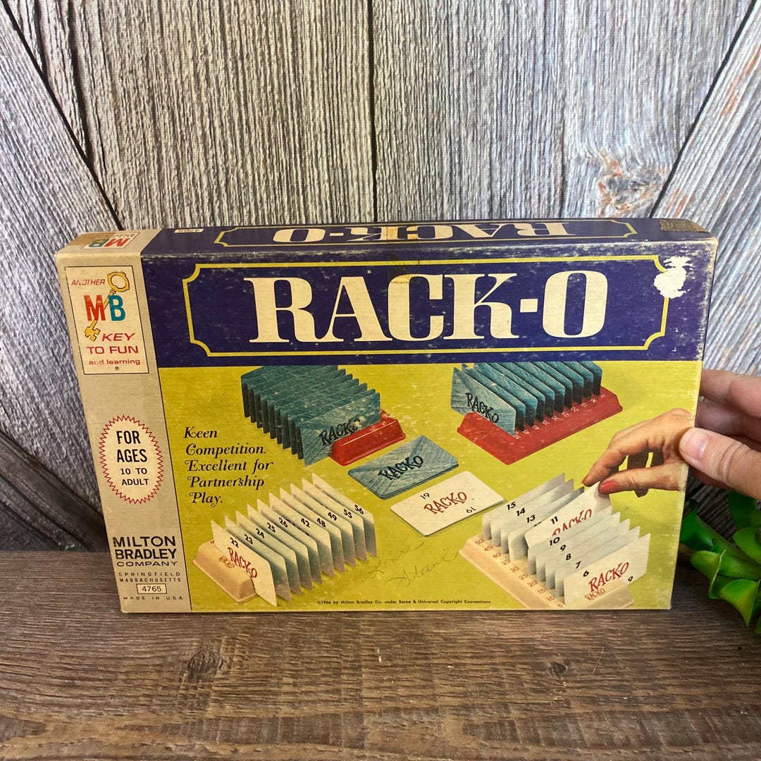Vintage RACK-O Game Board Game Parker Brothers RACKO Best Friends Gift ...
