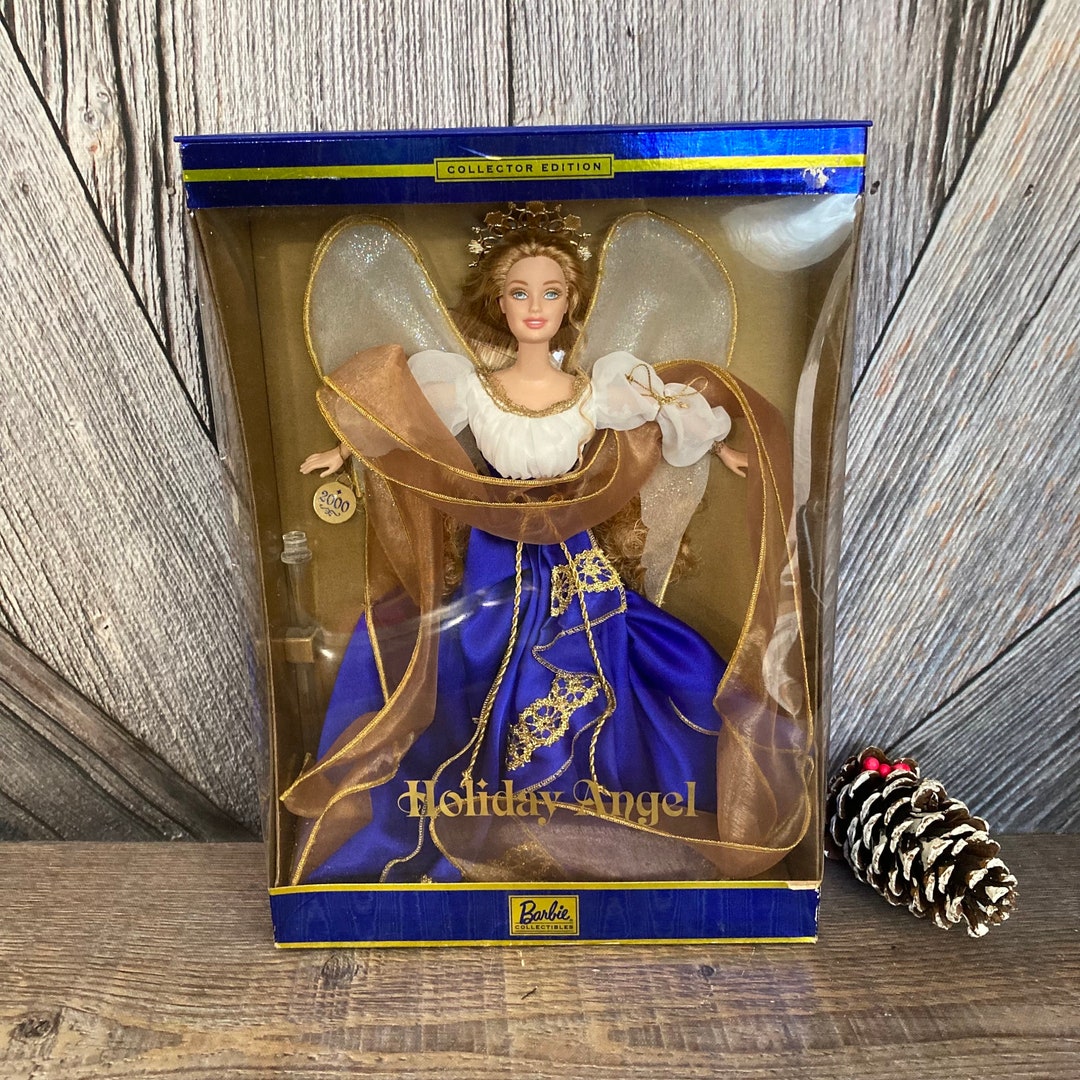Vintage Holiday Angel Barbie {blonde Hair Mattel 28080 2000 Special ...