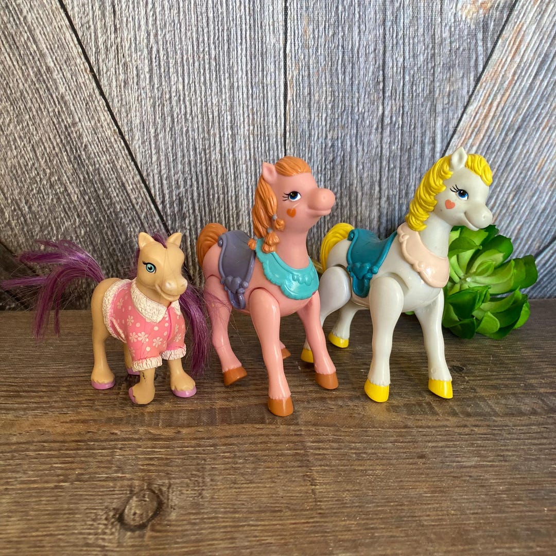3 Vintage My Princess Pony Ponies, Heidi Figurine Keenway Vintage 90's ...