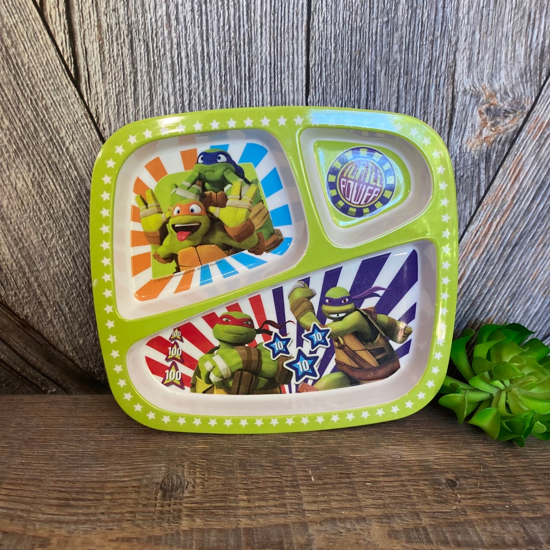 TMNT Plate Melmac Plastic Kid Play Dishes Plate Birthday Party Baby ...