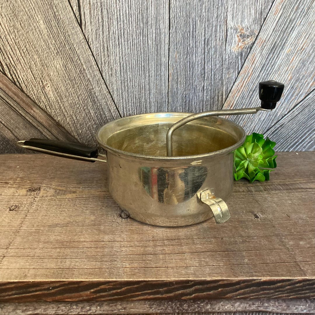 Vintage Food Mill 101 Canning Applesauce Stand Sieve Masher Colander ...