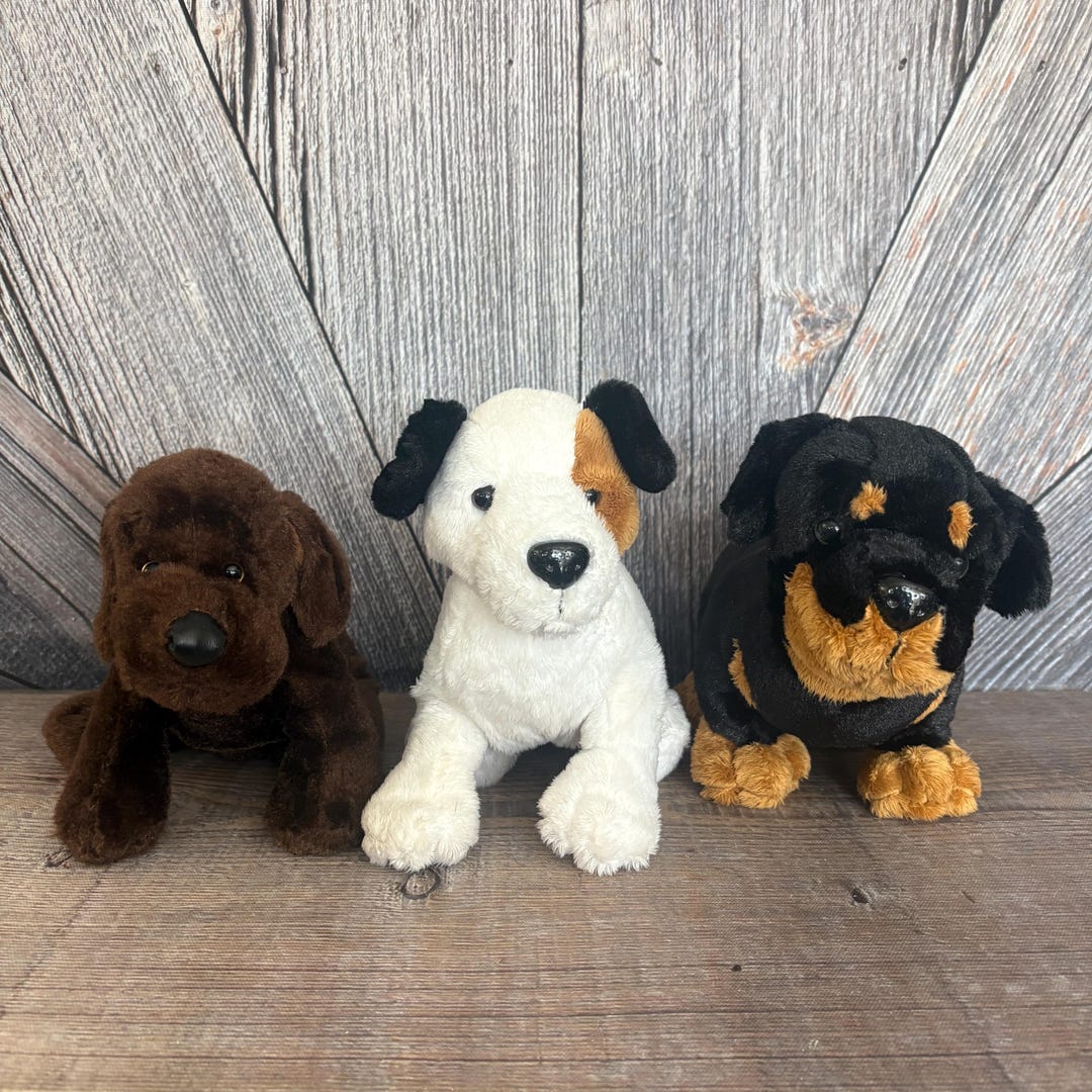 Vintage Dog Webkinz Plush, Ganz 8 Inch ORIGINAL Toy Stuffed Animal Pick ...