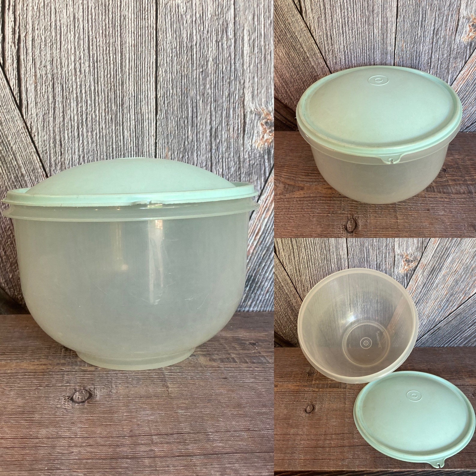 Vintage Tupperware Lettuce Crisper {plastic Tupper Ware Lettuce Bowl ...
