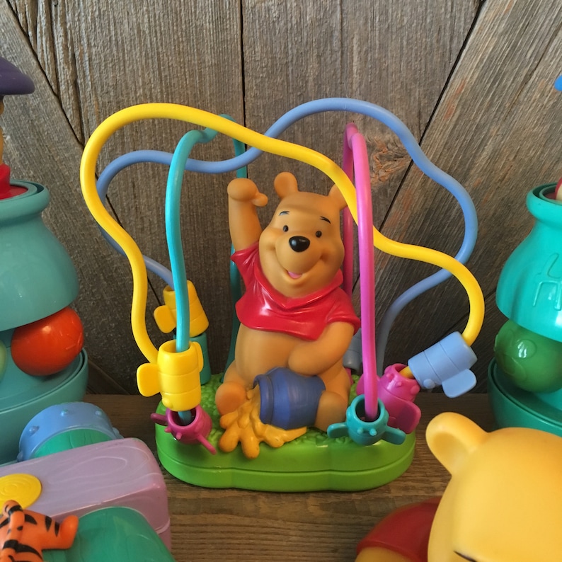 Winnie the Pooh Toys Disney Toddler Toy pick 1 Blocks Press | Etsy