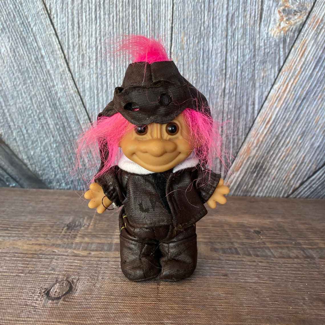Vintage Troll Doll Pilot Trolls Pink Hair Russ Berrie 5 Inch - Etsy