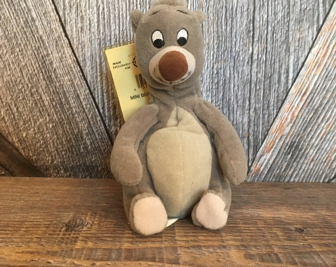 Vintage the Jungle Book Bean Babies baloo 8 Inch Mini Bean - Etsy
