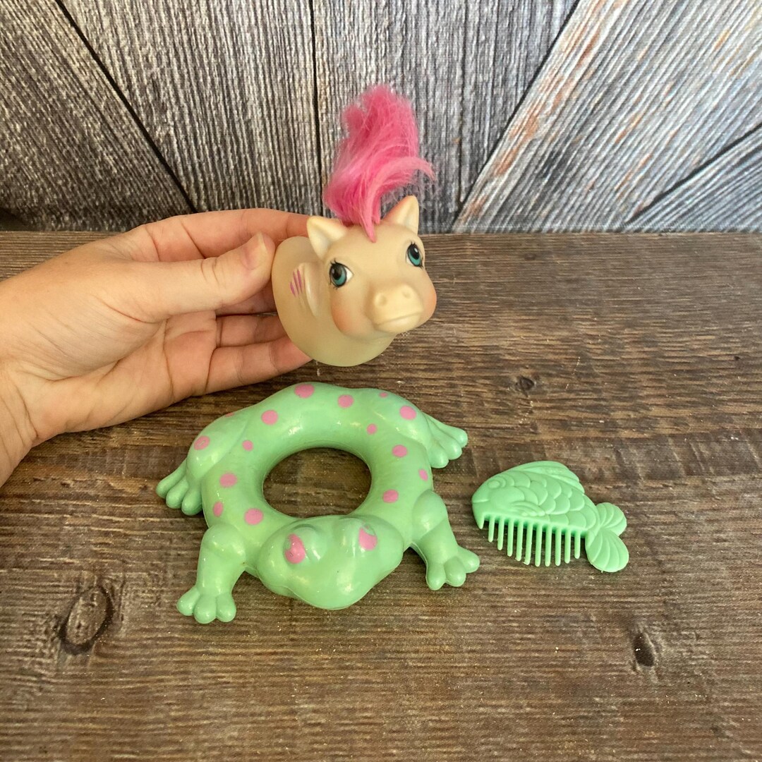 Vintage My Little Pony {ripple Sea Pony With Frog Float Pretty 'n Pearl ...