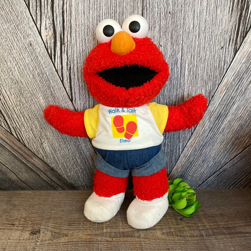 Elmo Stuffed Puppet - Etsy