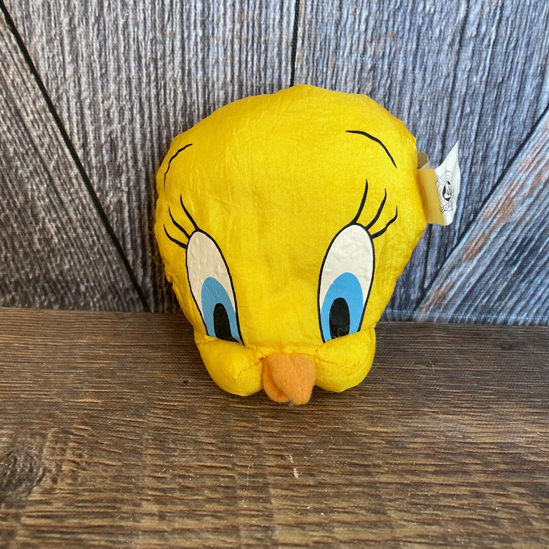 Vintage Tweety Bird Plush 1990s Looney Tunes Warner Bros Christmas ...