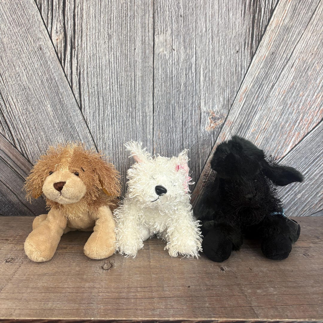 Vintage Dog Webkinz Plush, Ganz 8 Inch ORIGINAL Toy Stuffed Animal Pick ...
