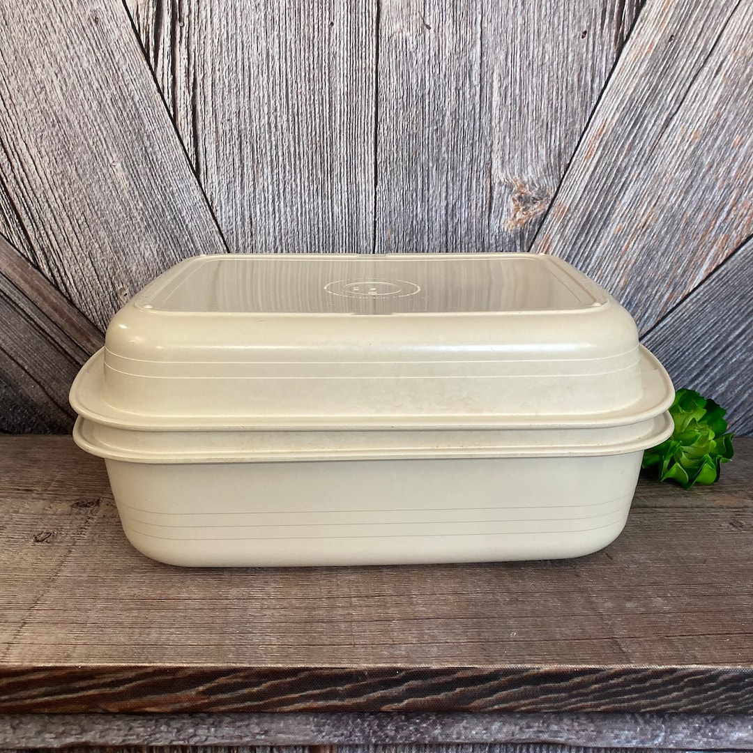 Vintage Tupperware Ultra 21 Ovenware Roasting Dish 5 Quart Storage ...