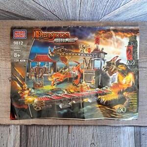 Vintage Mega Bloks Odaku Armory 9812 {NEAR COMPLETE} Instructions ...