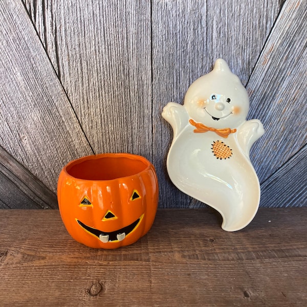 Halloween Candy Bowls Vintage - Etsy