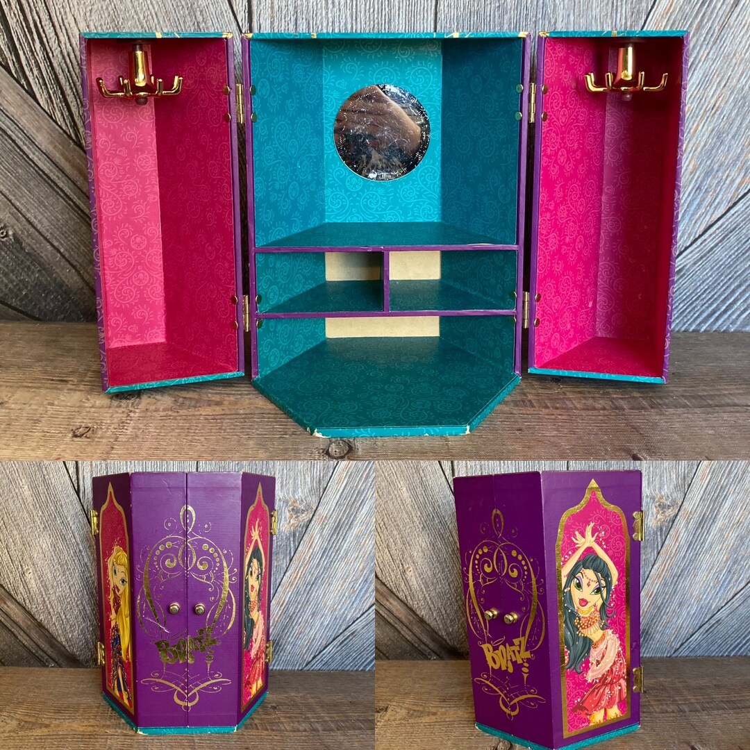 Vintage Bratz Genie Wardrobe Closet Doll Case Fashion Doll Trunk Case ...