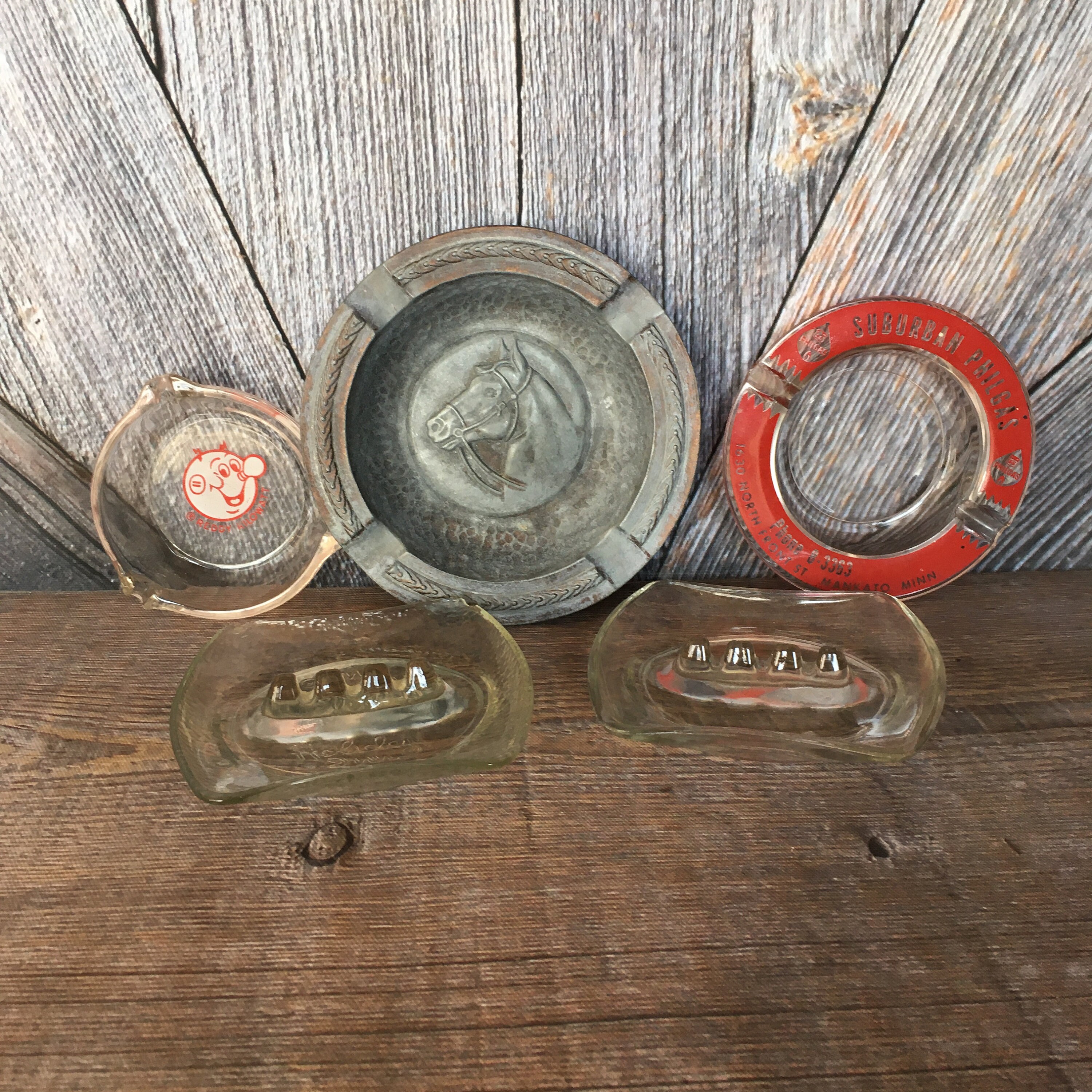 Vintage Ashtray Lot Ash Tray Instant Collection Reddy Kilowatt | Etsy