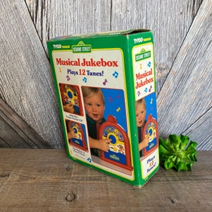 Vintage Sesame Street Musical Jukebox in Original Box Sesame Street ...