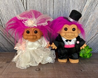 Wedding Troll Doll | Etsy