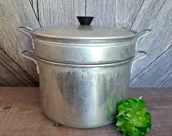 Vintage Foley Blanching Pot, 3-piece 5 Quart Canning Blancher ...