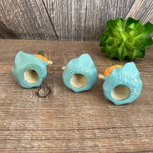 3 Vintage Pumpkin Ceramic Figurines {halloween Decoration} Ceramic ...