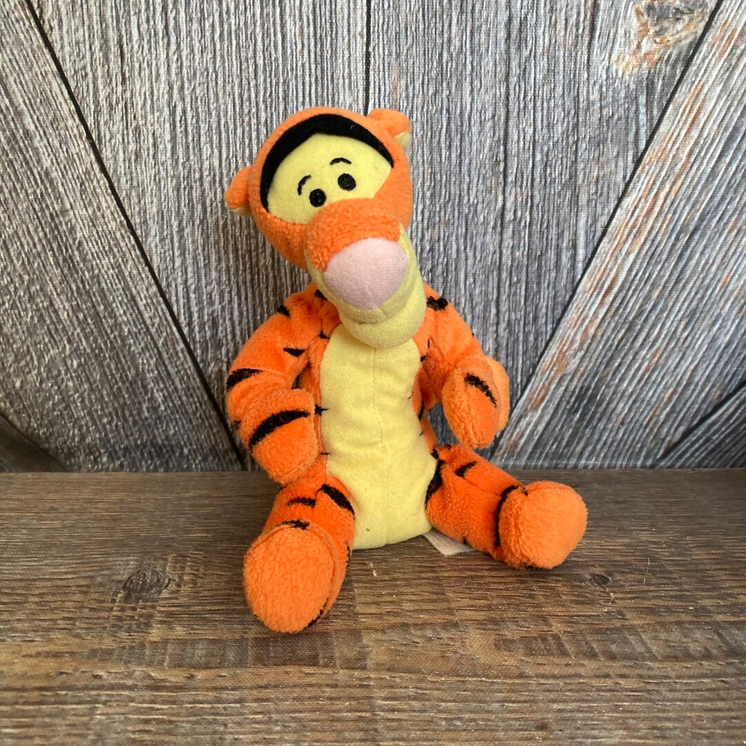 Vintage Tigger Plush Toy Bean Baby Tigger Winnie the Pooh Walt Disney ...