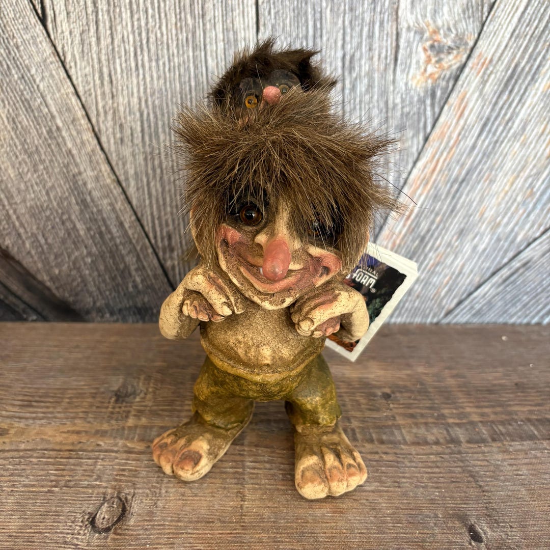 Vintage Nyform Troll Norway Norwegian 1997 Numbered Ny Form Troll ...
