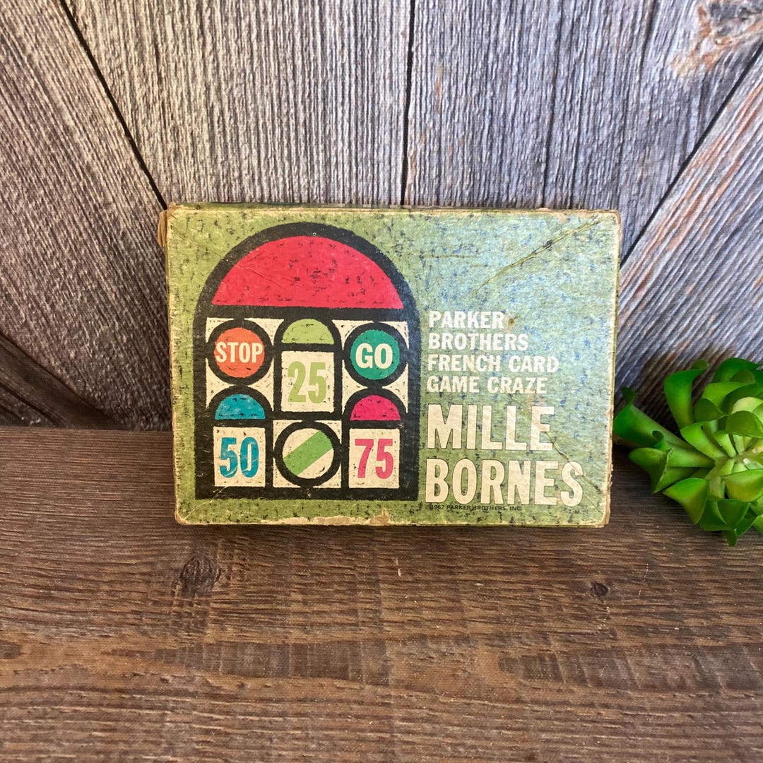 Vintage Mille Bornes French Card Game 1971 Parker Brothers Game ...