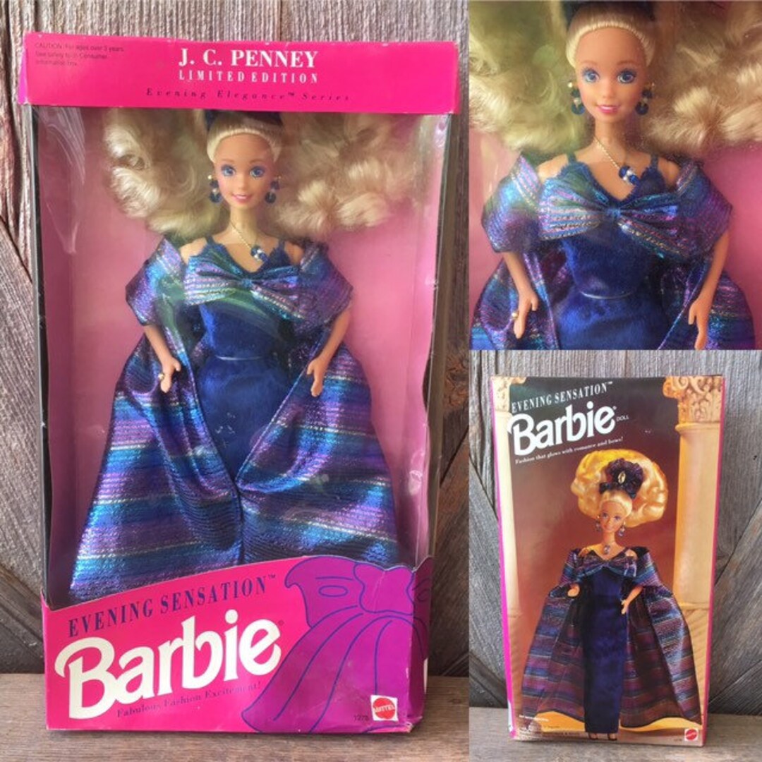Evening Sensation Barbie blonde Hair Mattel 1278 Fashion Excitement ...
