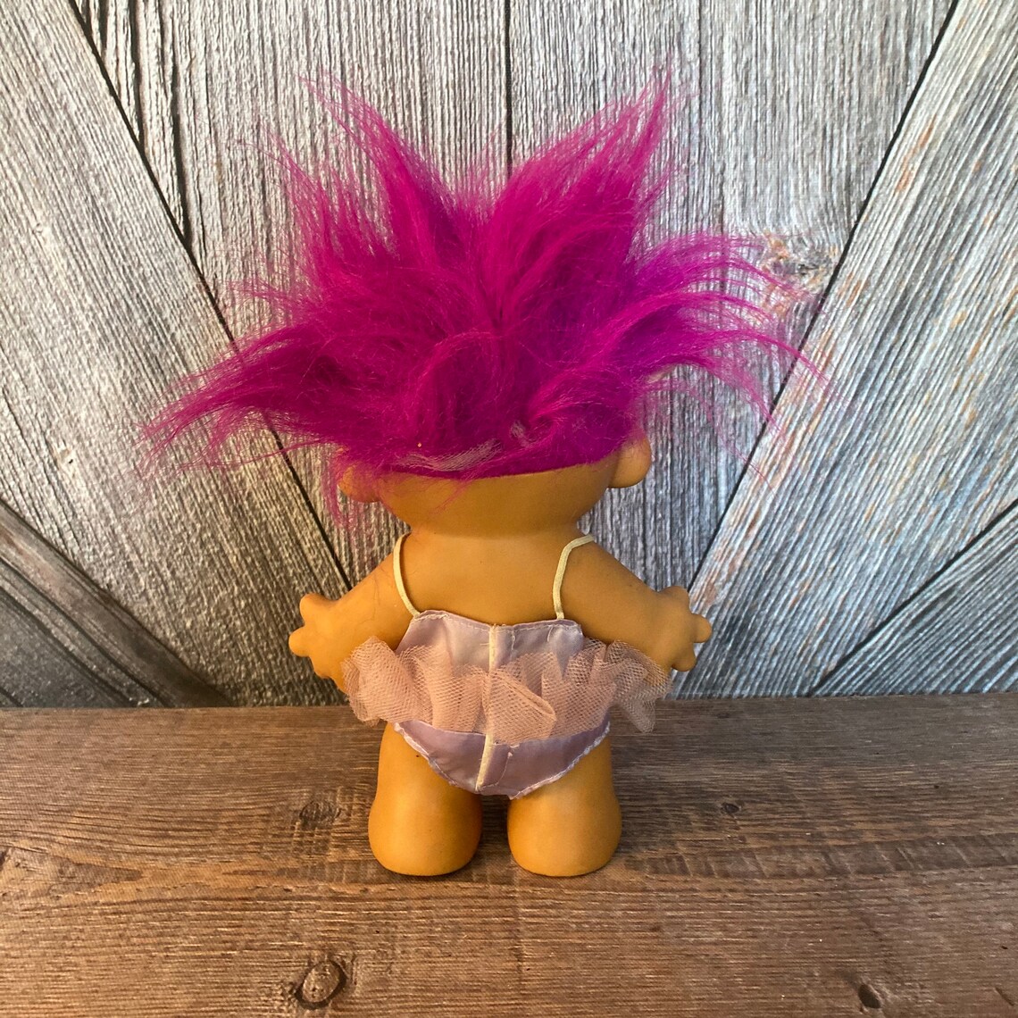Vintage Girl Troll Doll ballerina Pink Tutu Dress Troll With | Etsy
