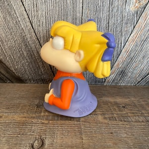 Vintage Rugrats Angelica Doll 1990s Plastic Puppet Figurine 7 Inch ...