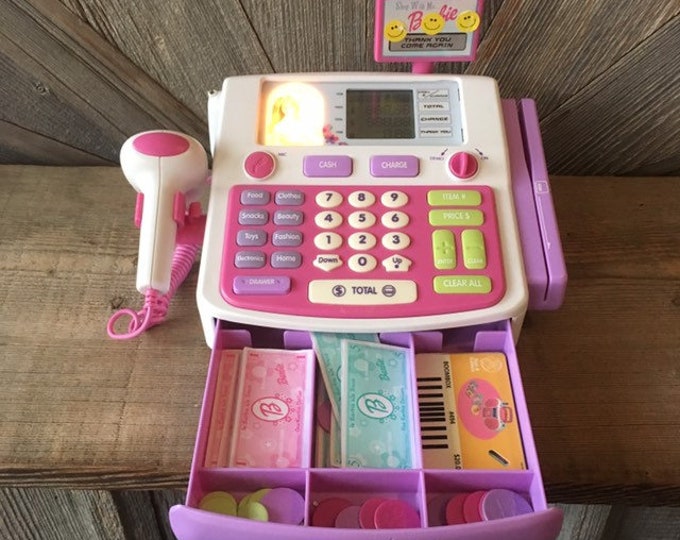 Vintage Barbie Cash Register Shop With Me Toy Vintage 90s Toy ...