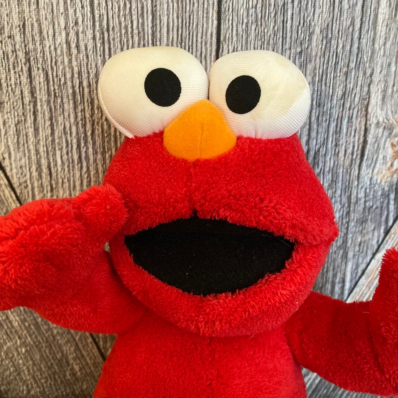 Vintage Potty Elmo {stuffed 2003 Sesame Street Battery Plush Toys Potty ...
