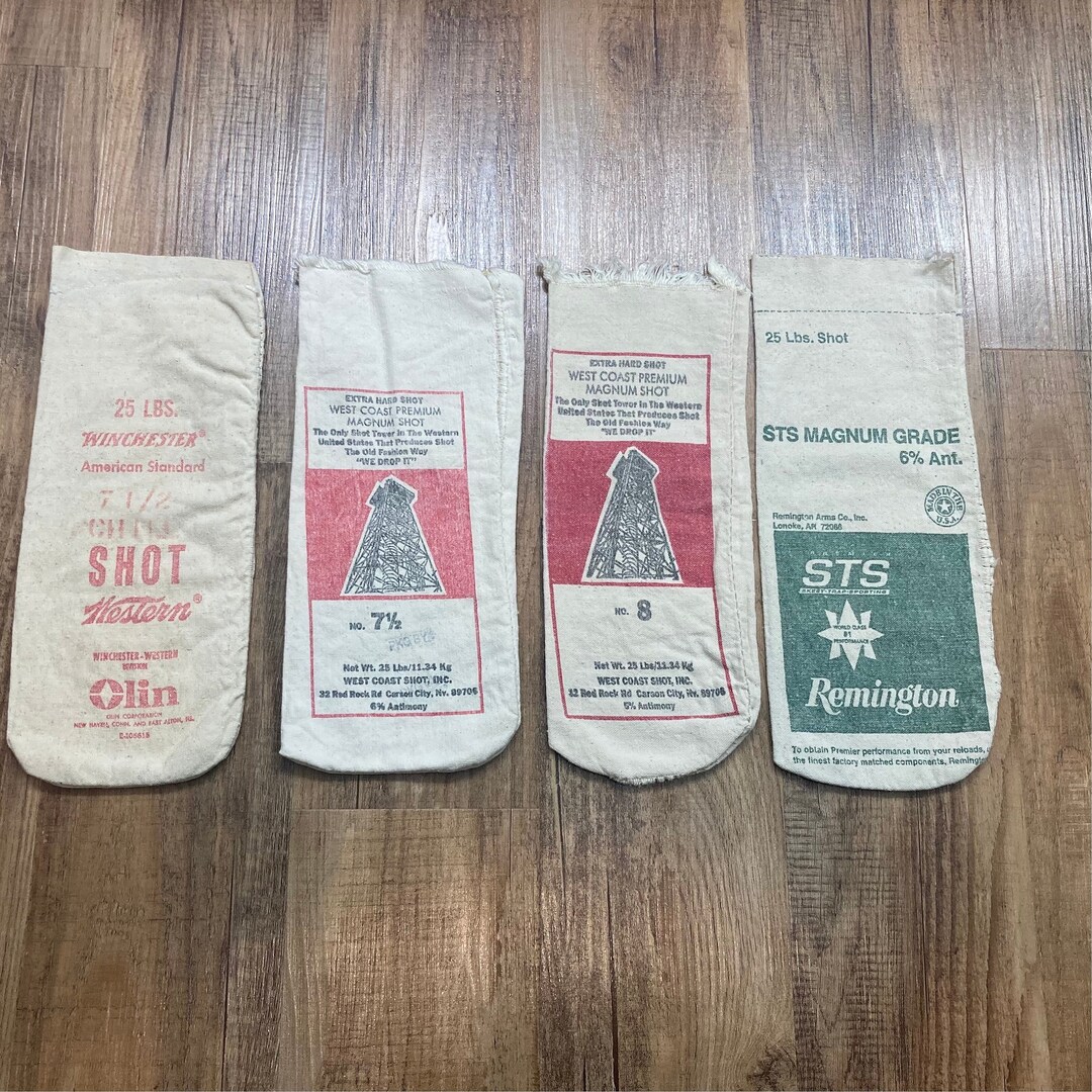 Vintage Winchester Canvas Shot Bag West Coast Premium Shot Sack ...