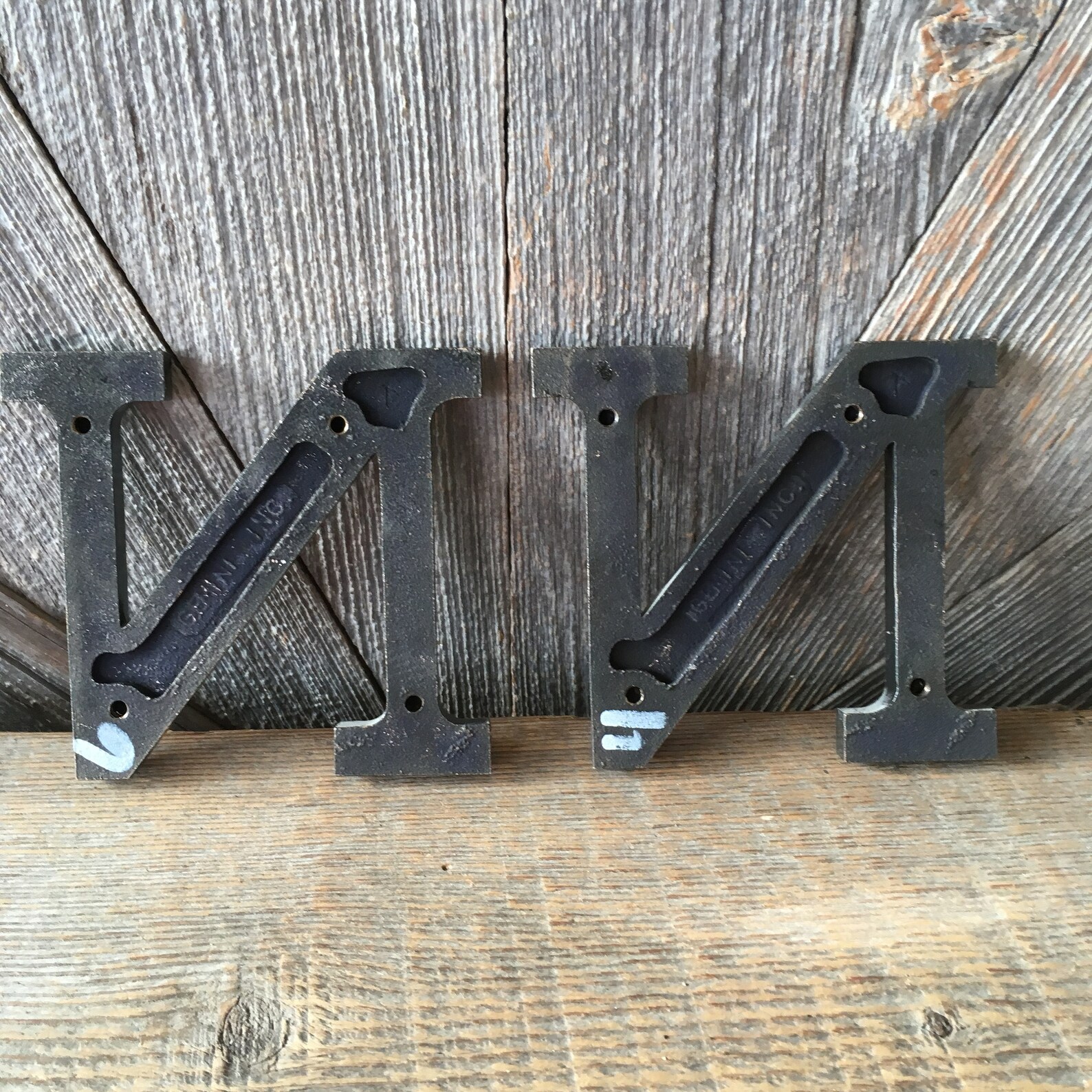 Vintage Metal Letter N Old Sign Gold Shiny Medium Small 4 Inch - Etsy