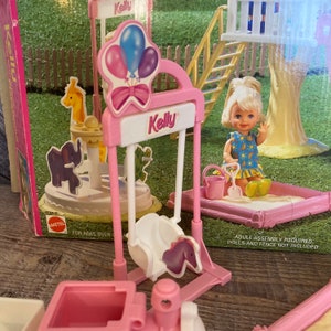 Vintage Kelly Playground, Sister of Barbie Playground Playset, Mattel ...