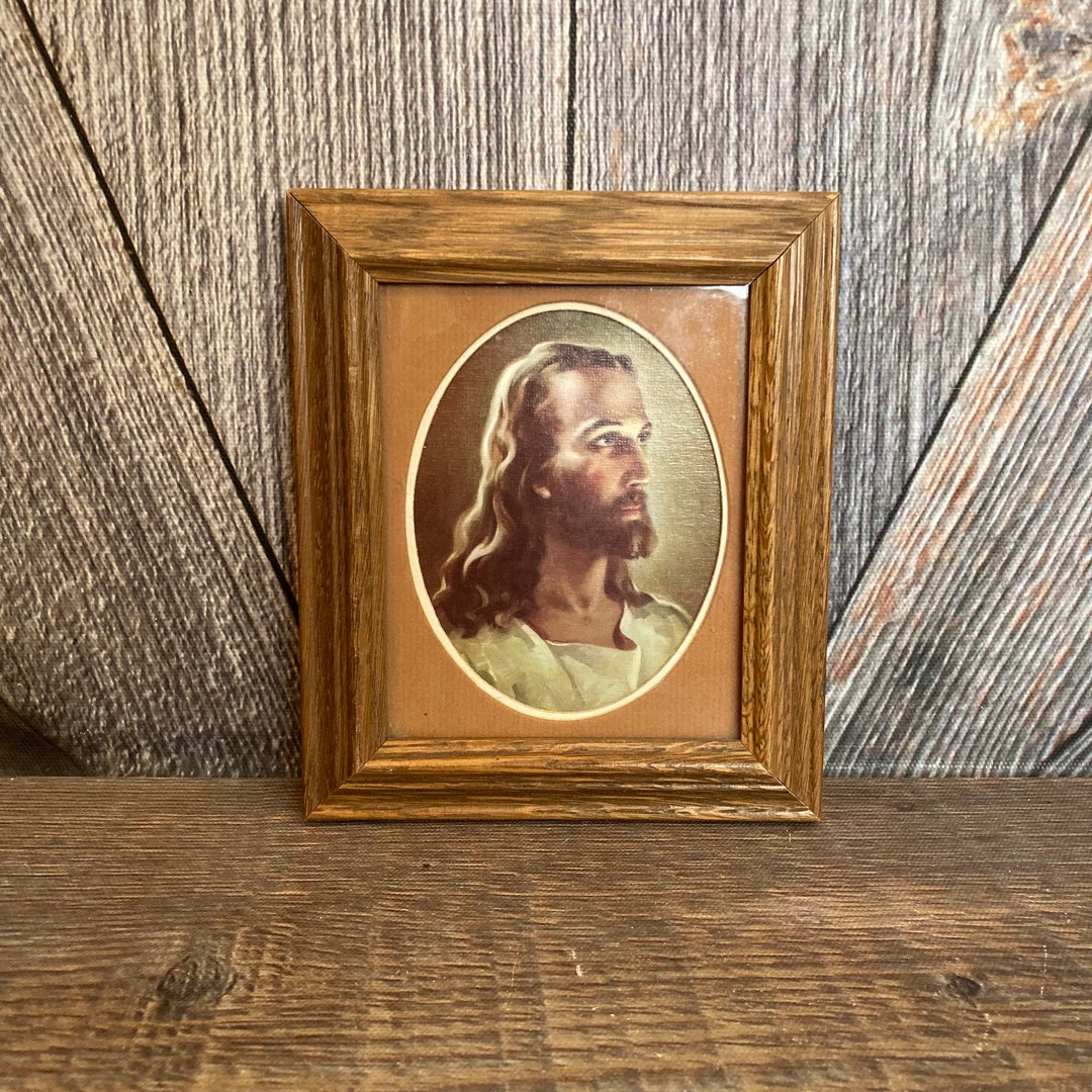 Vintage Jesus Print Warner Sallman 1941 Jesus Print Lithograph Nursery ...