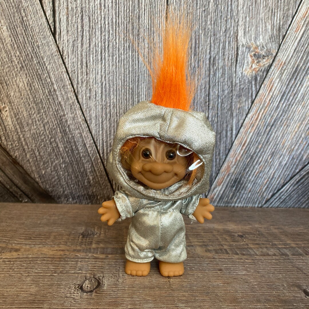 Vintage Astronaut Troll {space Troll} Russ Berrie {silver Space Suit ...