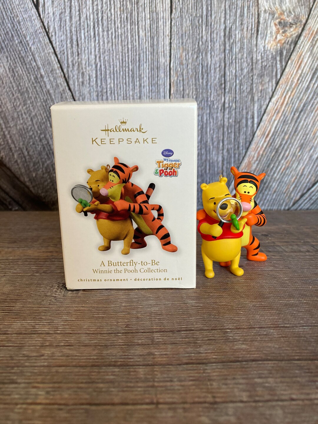 Vintage A Butterfly to Be Tigger Pooh Christmas Ornaments Hallmark ...