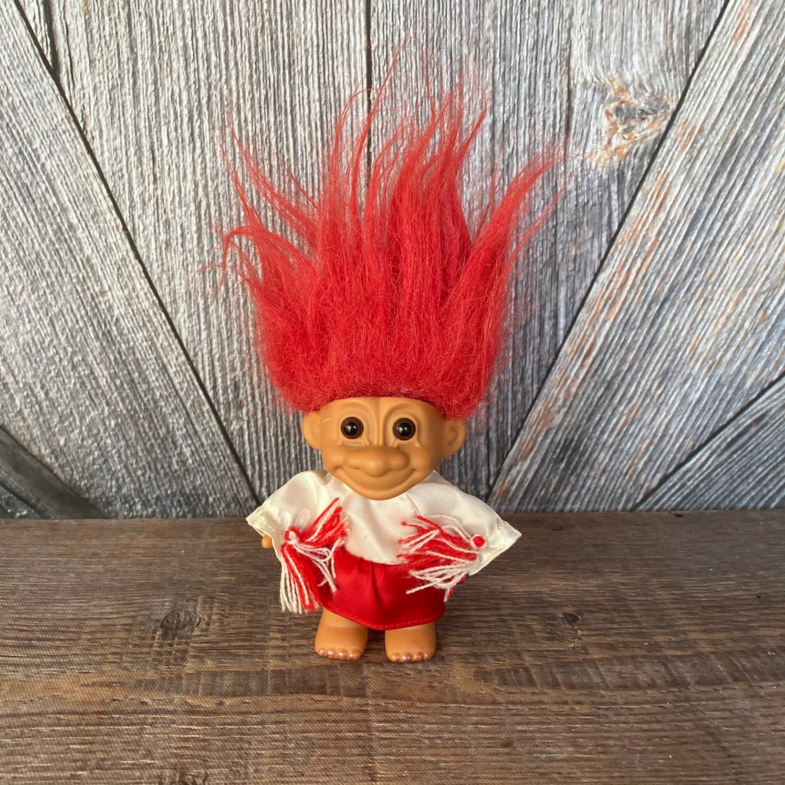Vintage Troll Doll cheerleader Troll With Red Hair Russ | Etsy