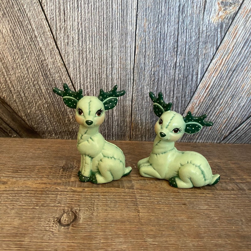 Reindeer Figurine - Etsy