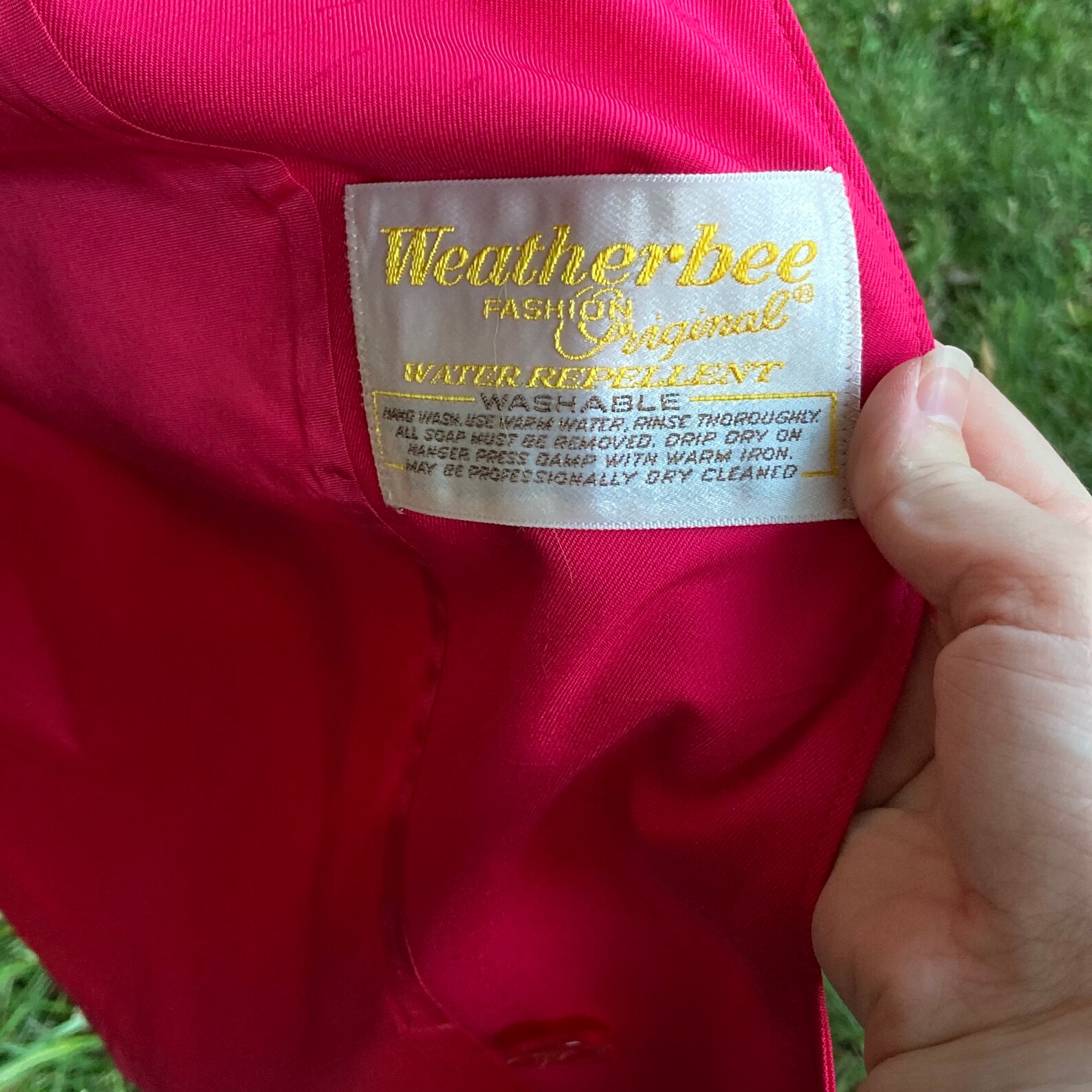 Vintage Weatherbee Fashion Original Water Repellent Jacket | Etsy