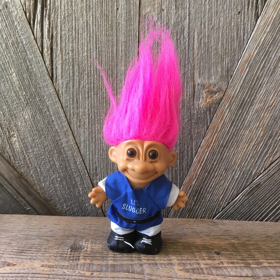 Dolls Vintage Troll Doll Chicago White Sox Baseball Player with Gray ...