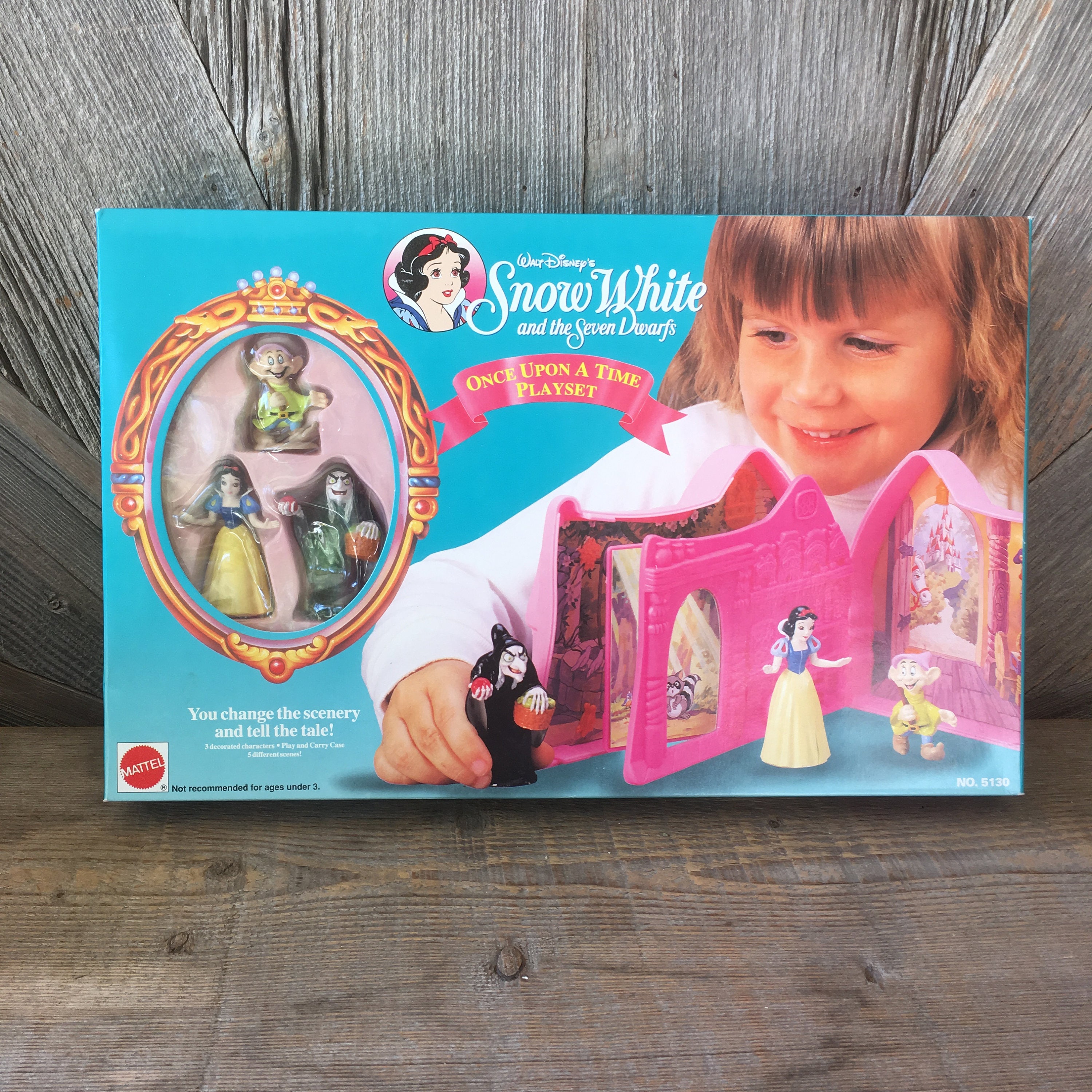 Snow White Vintage Disney Play Set Like Large Polly Pocket | Etsy