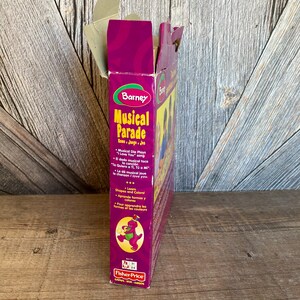 Vintage Barney Musical Parade Game Board Game Learn Shapes and Colors ...