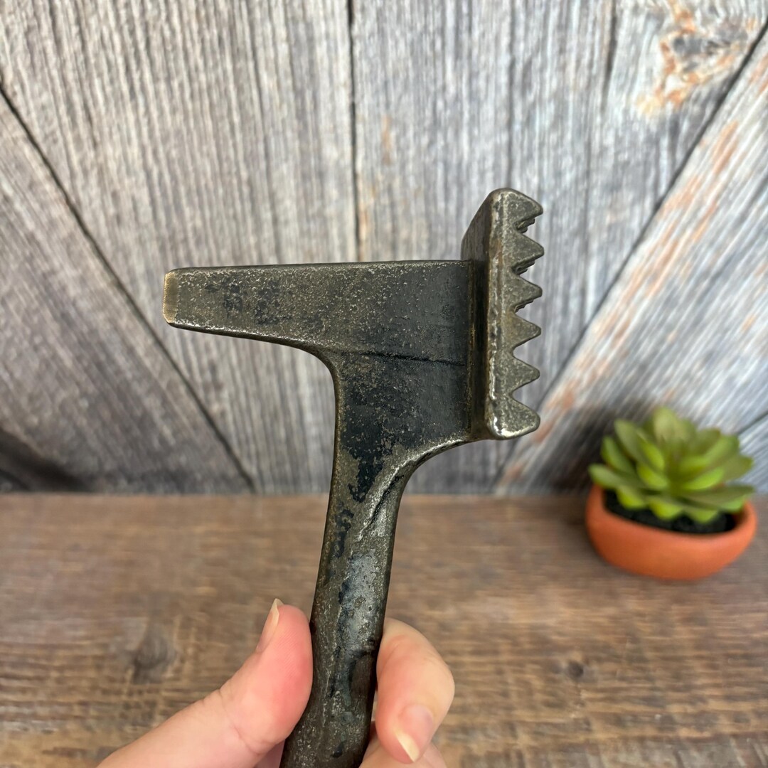 Vintage Meat Tenderizer, Metal Meat Mallet, Meat Hammer, Masher, Metal ...